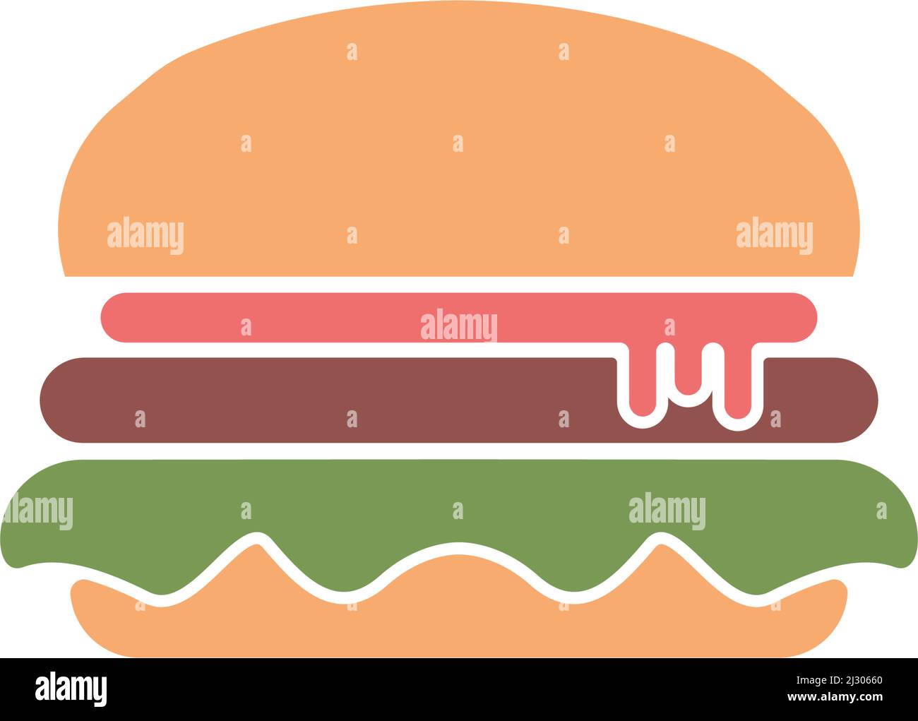 Hamburger icon illustration design template Stock Vector Image & Art ...