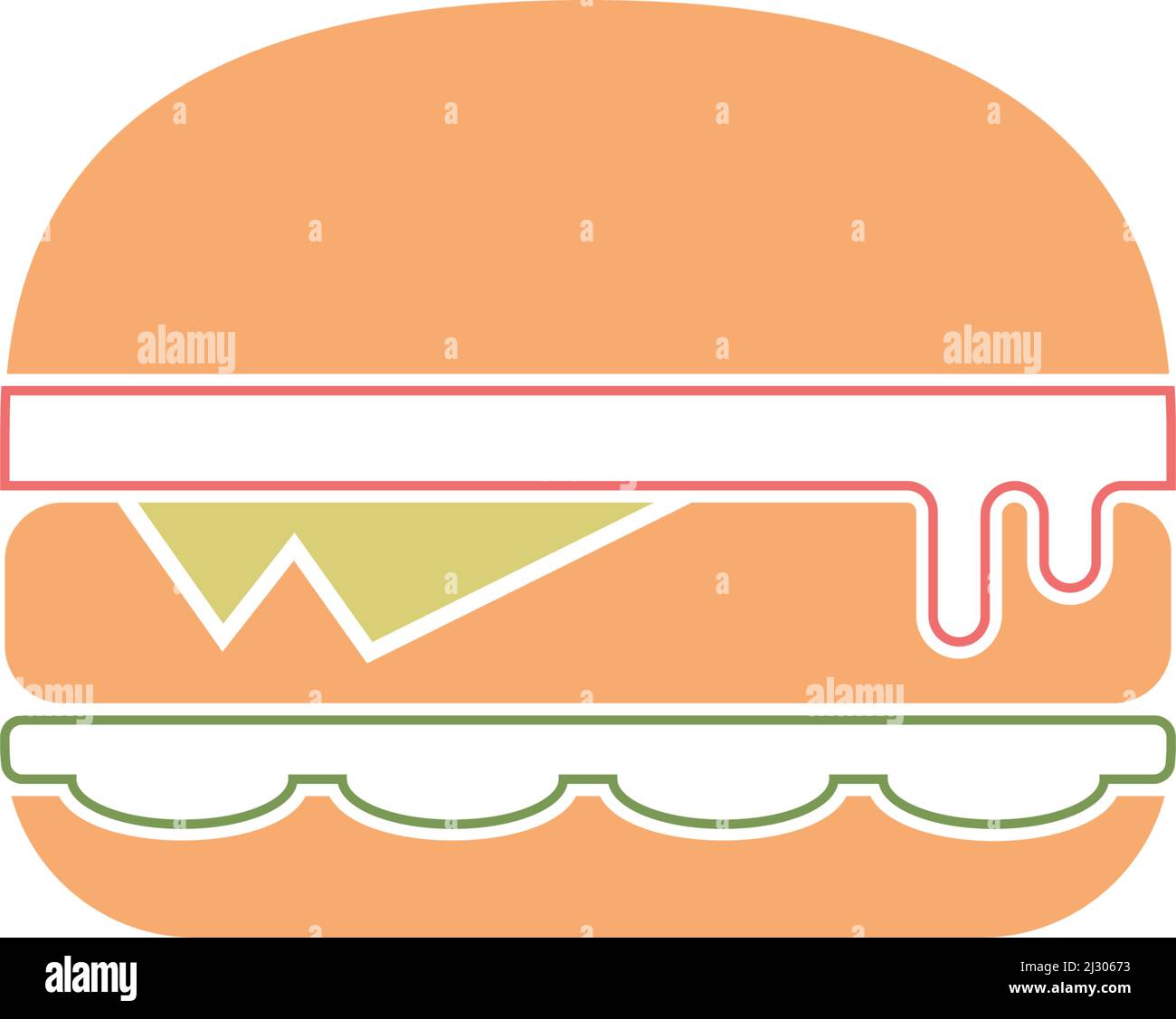 Hamburger icon illustration design template Stock Vector Image & Art ...