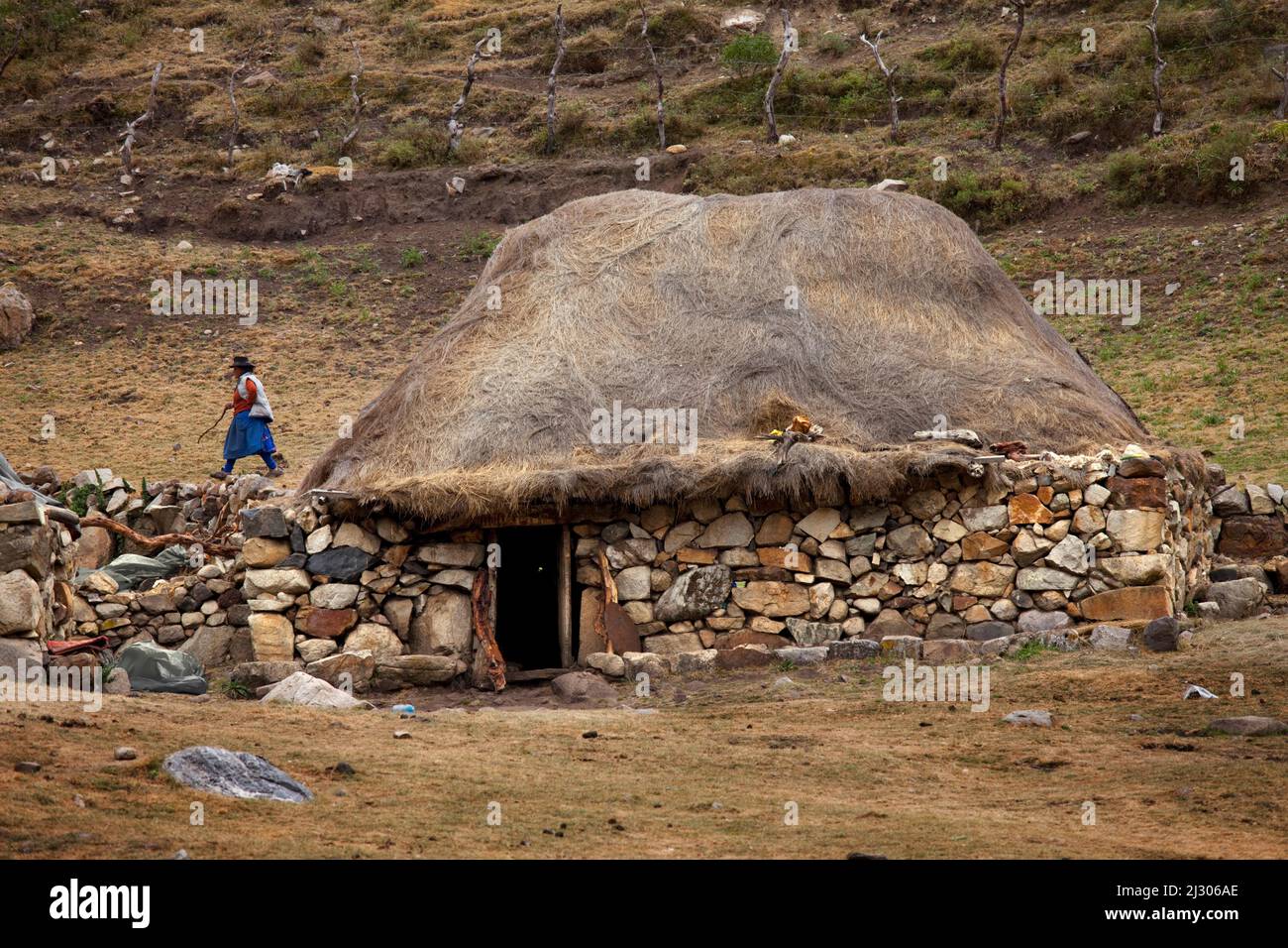 Large Peruvian house, Cordillera Huayhuash, Peru Stock Photo - Alamy
