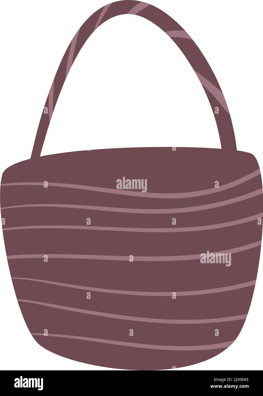 flat cute basket design Stock Vector Image & Art - Alamy