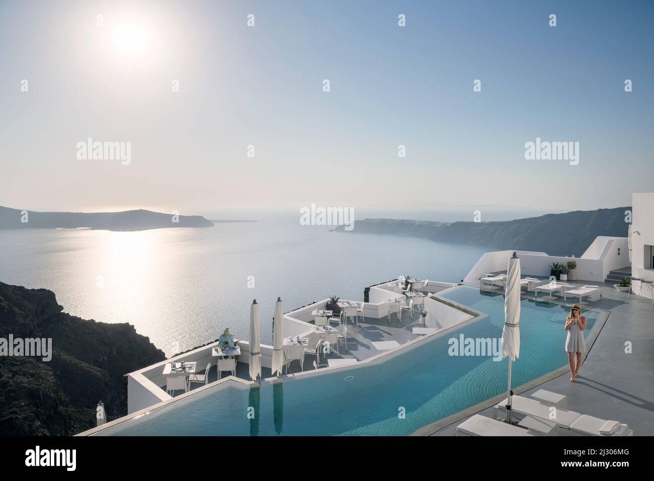 Sunshine blue sea blue sky hotel architecture swimming pool pool hi-res ...