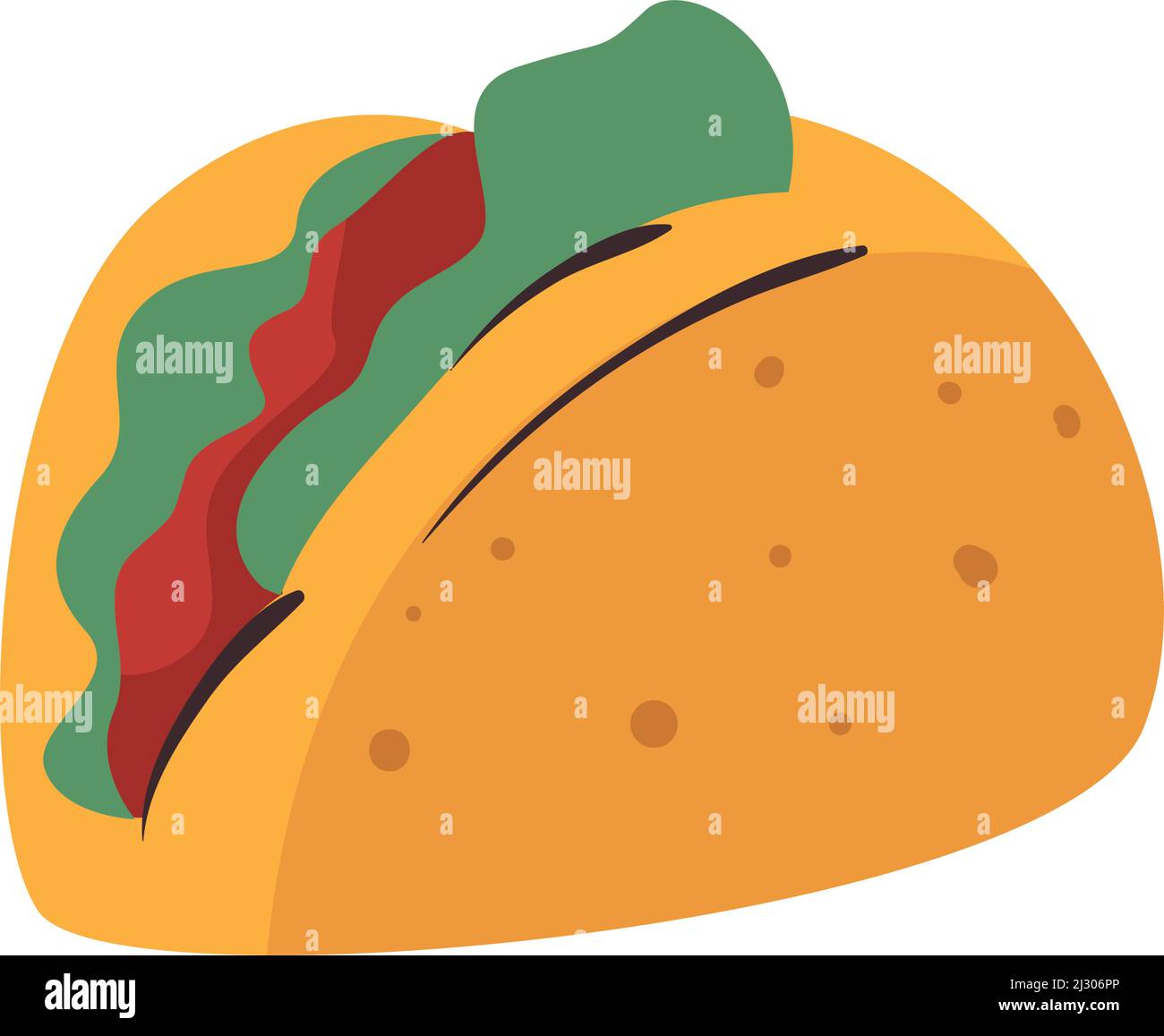 flat mexican taco design Stock Vector Image & Art - Alamy