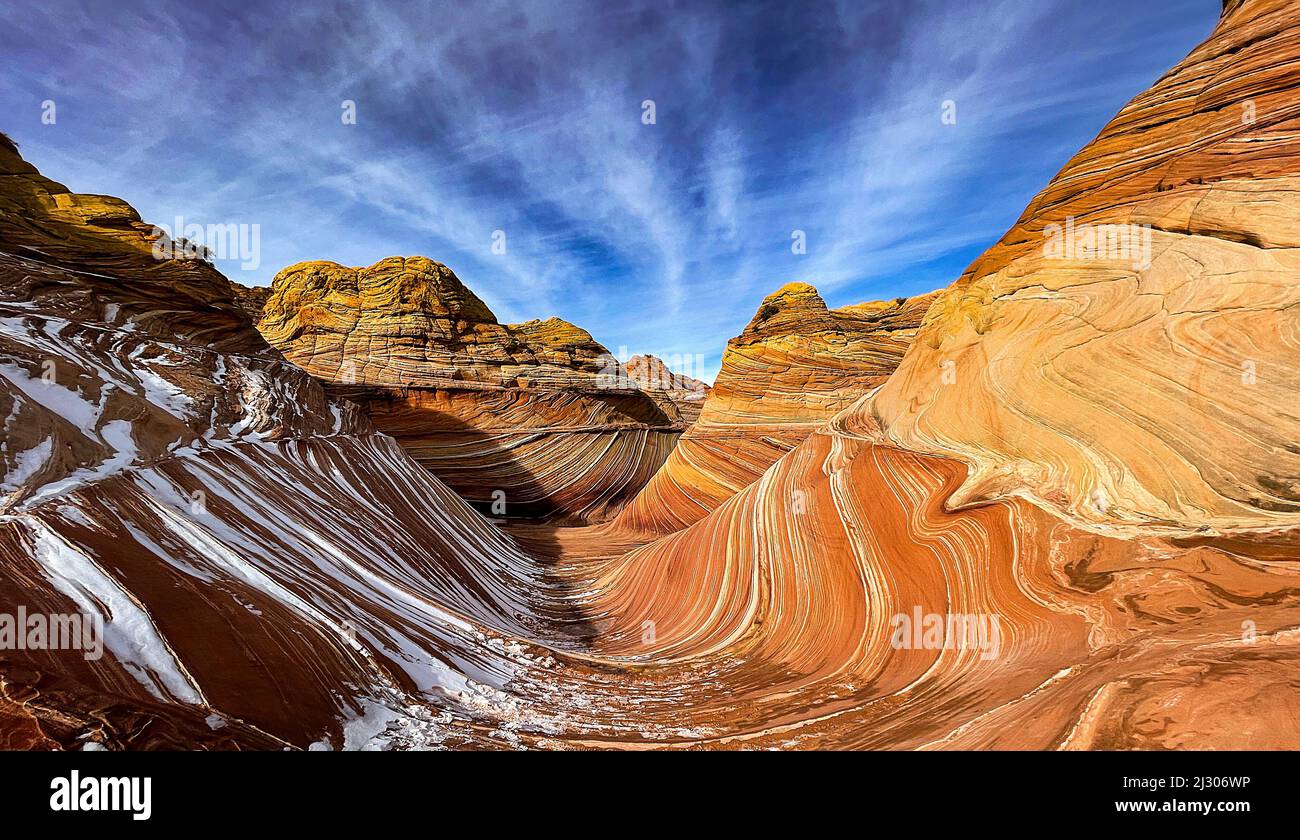 The Wave Formation in Utah Stock Photo - Alamy