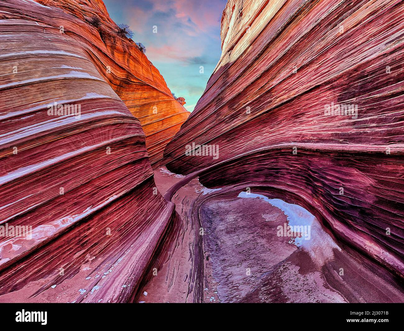 The Wave Formation in Utah Stock Photo - Alamy