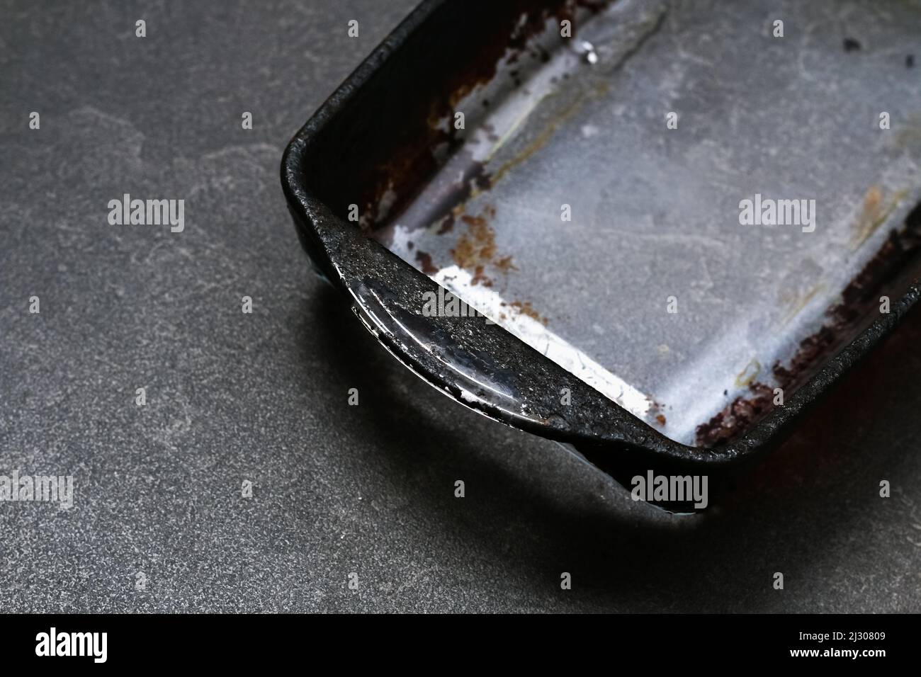 Dirty food trays hi-res stock photography and images - Alamy