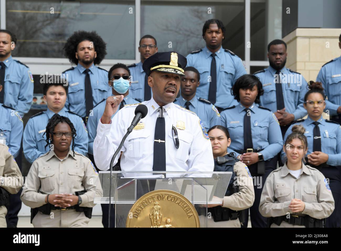 April 4, 2022, Washington, Distric of Columbia, USA: MPD Chief ROBERT ...