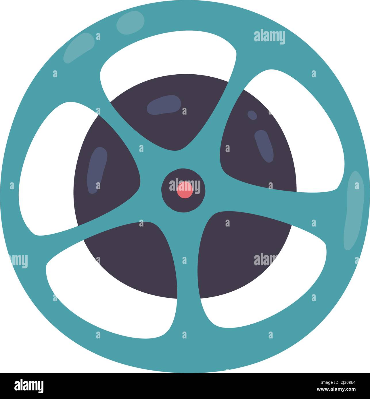 flat movie film roll design Stock Vector Image & Art - Alamy