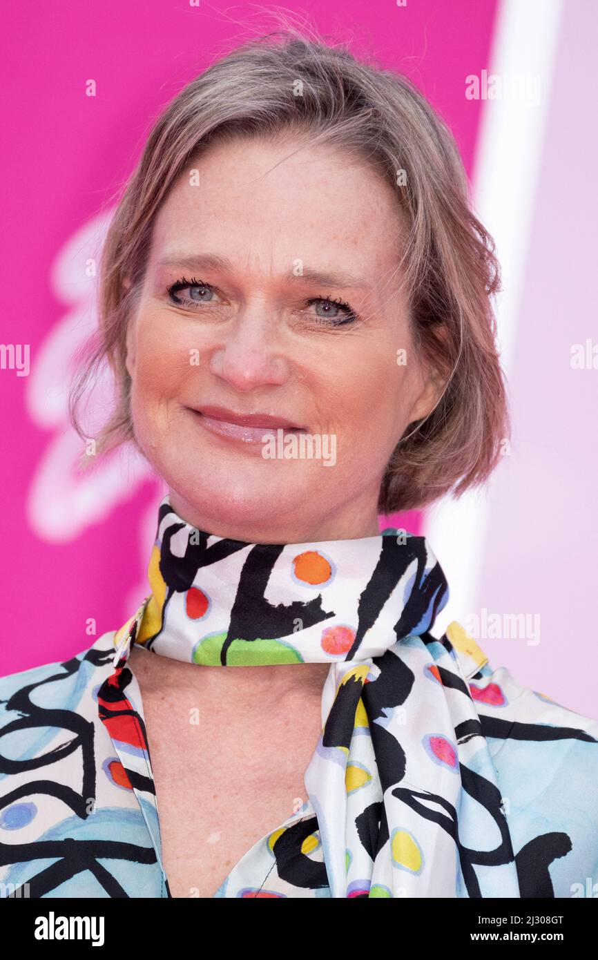 Princess Delphine of Belgium attends the pink carpet during the 5th ...