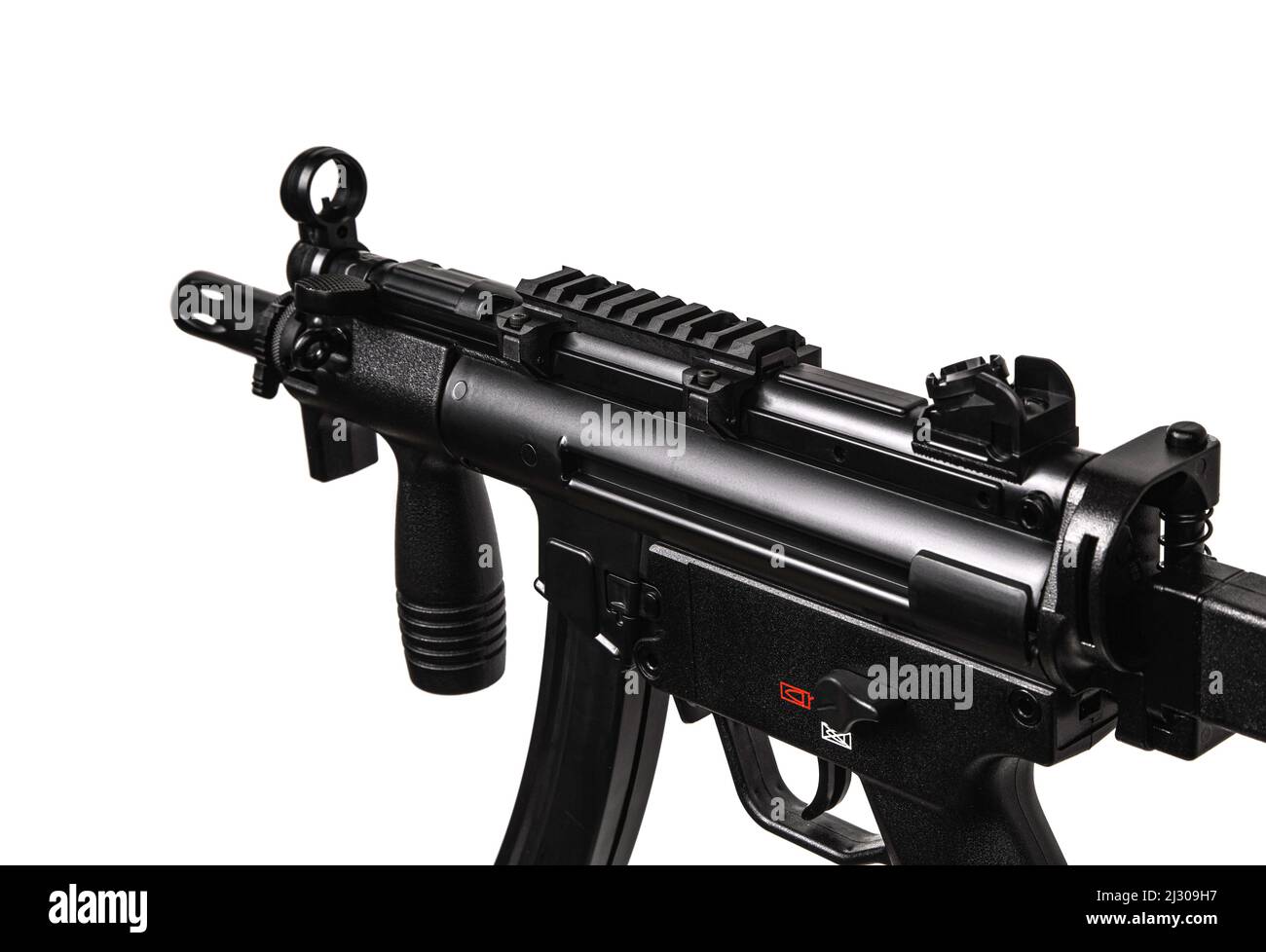 Air submachine gun. Modern pneumatic weapon for air soft, sports and ...