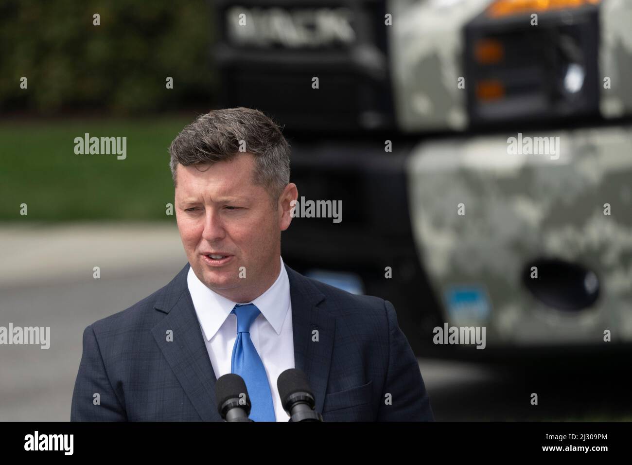 Former Congressman Patrick Murphy makes remarks on progress made by the ...