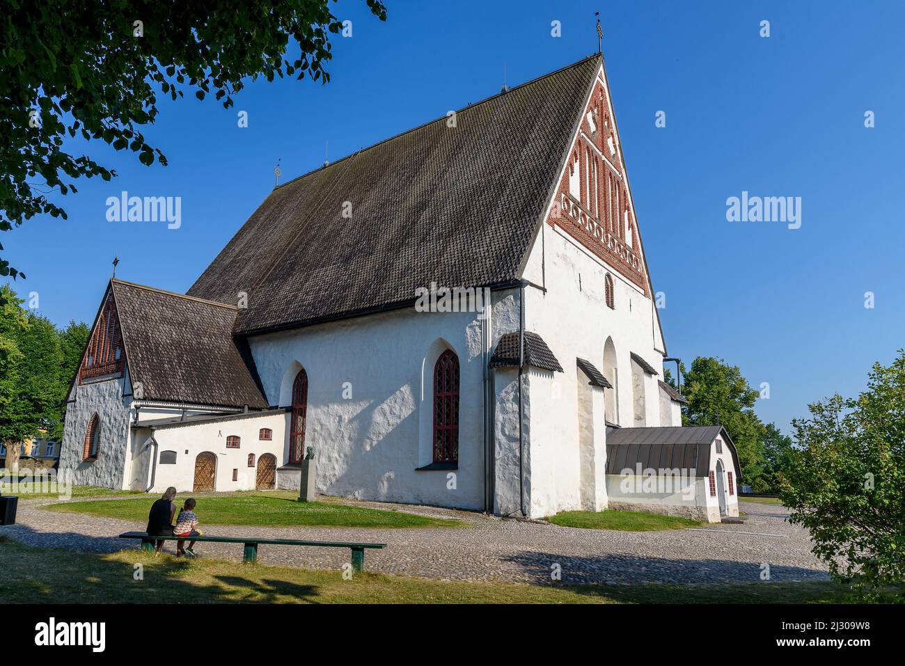 Porvoo Cathedral, Finland Cathedral Stock Photo - Alamy