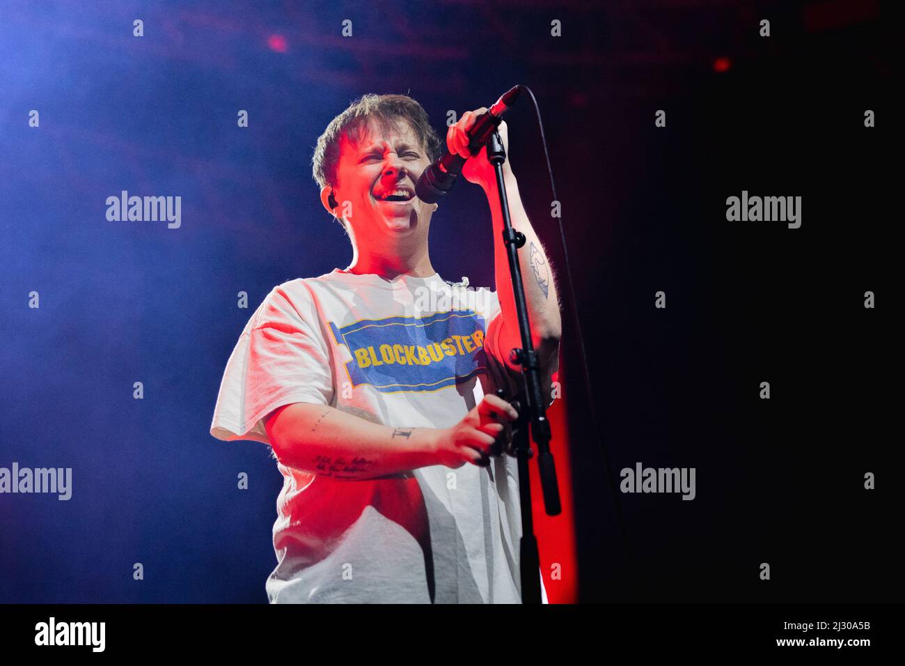 Milan Italy 3 April 2022 Nothing But Thieves frontman Conor Mason ...