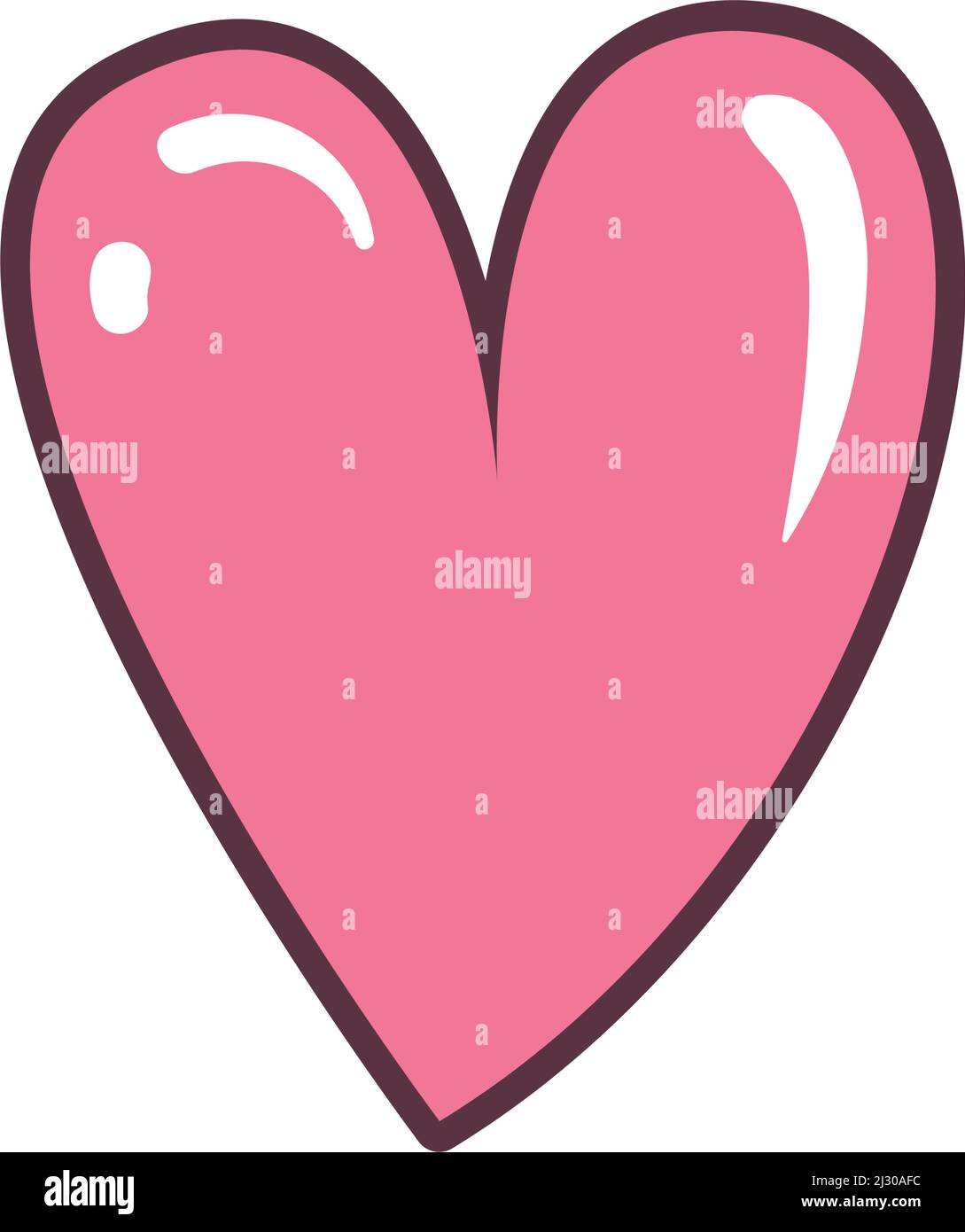 pink heart design Stock Vector Image & Art - Alamy