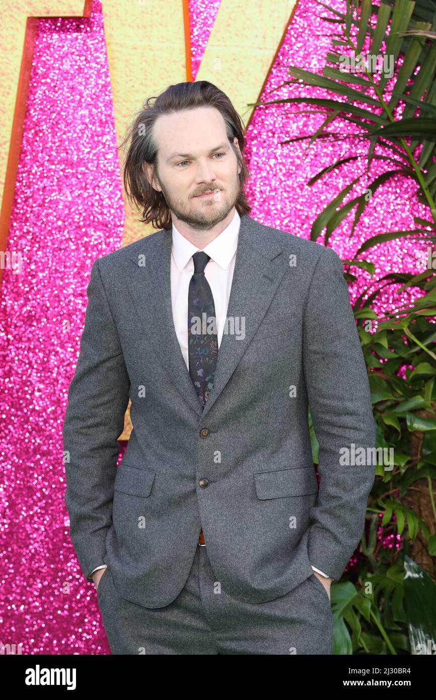 Adam Nee attends UK Special Screening of "The Lost City" at Cineworld ...