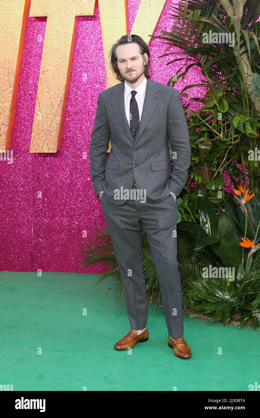 Adam Nee attends UK Special Screening of "The Lost City" at Cineworld ...