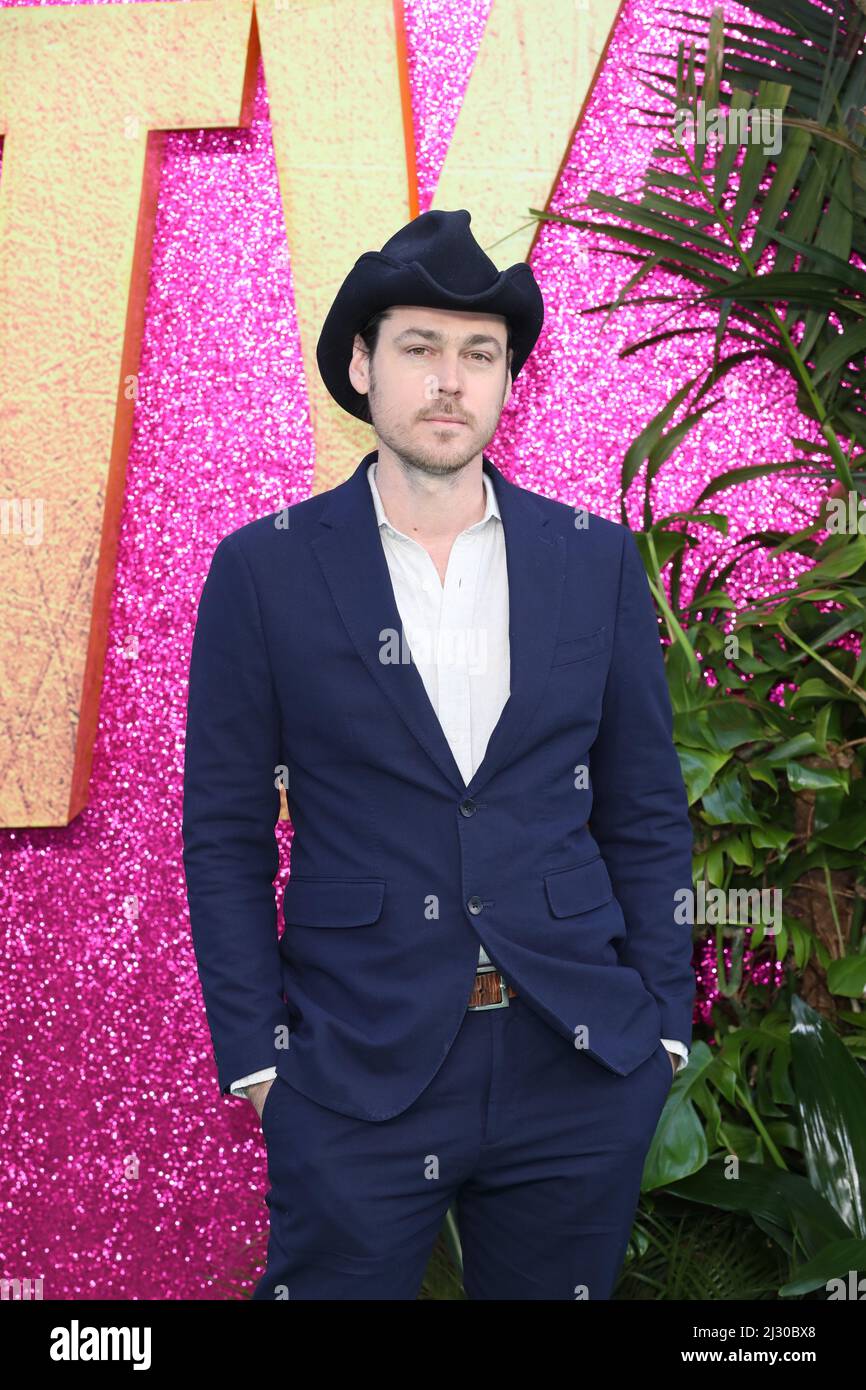 Aaron Nee attends UK Special Screening of "The Lost City" at Cineworld ...