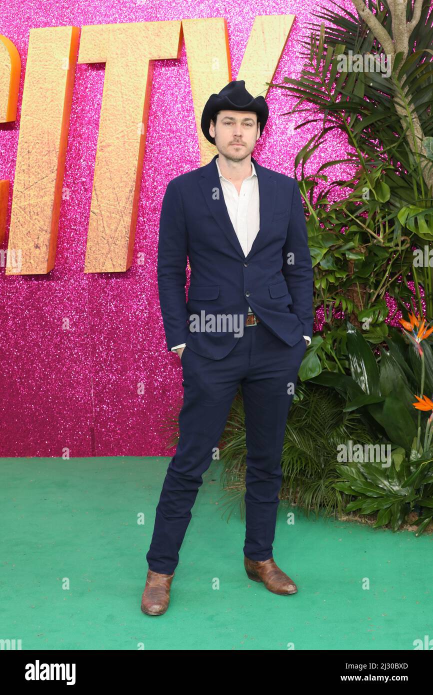 Aaron Nee attends UK Special Screening of "The Lost City" at Cineworld ...