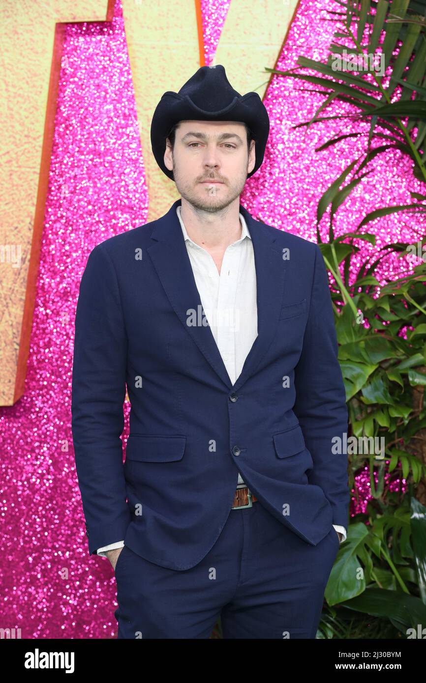 Aaron Nee attends UK Special Screening of "The Lost City" at Cineworld ...