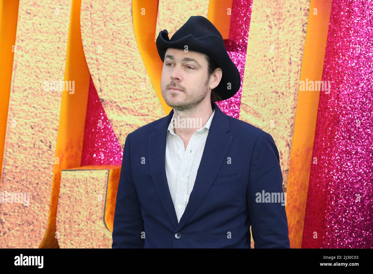 Aaron Nee attends UK Special Screening of "The Lost City" at Cineworld ...