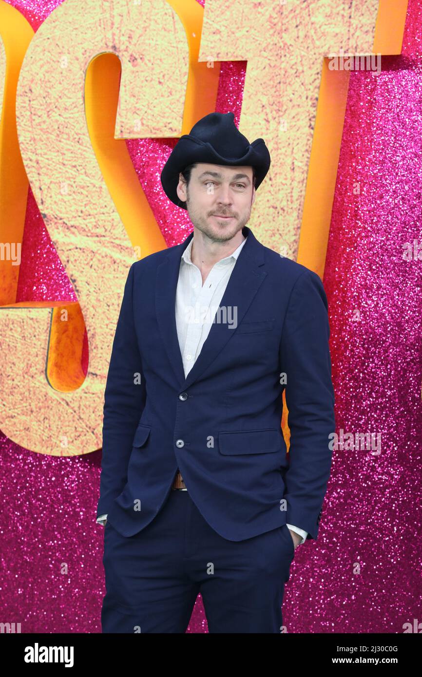 Aaron Nee attends UK Special Screening of "The Lost City" at Cineworld ...