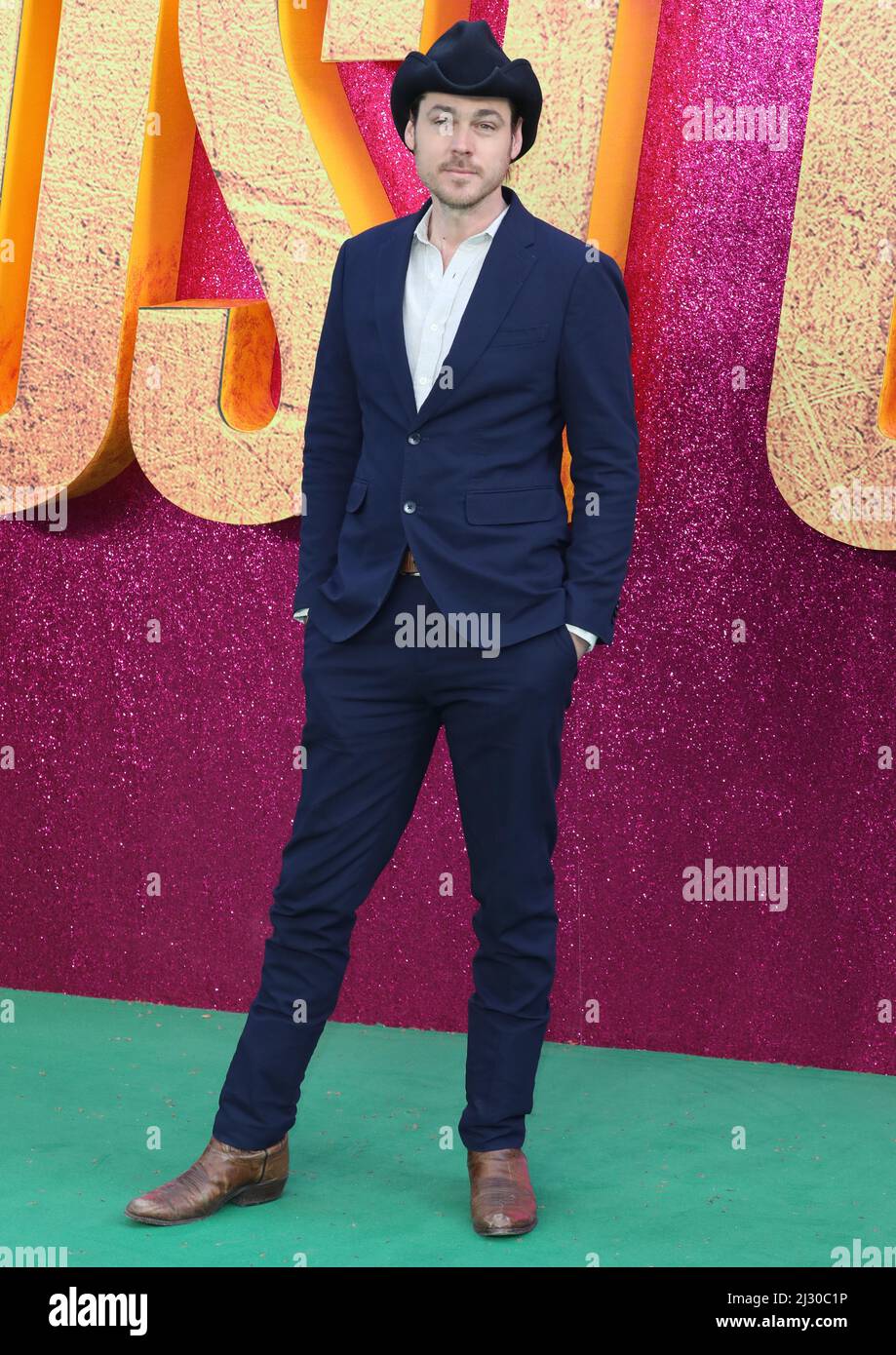 Aaron Nee attends UK Special Screening of "The Lost City" at Cineworld ...