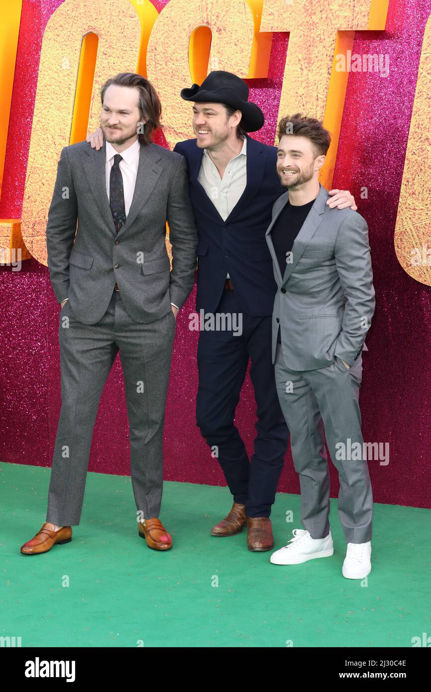 Adam Nee, Aaron Nee and Daniel Radcliffe attend UK Special Screening of ...