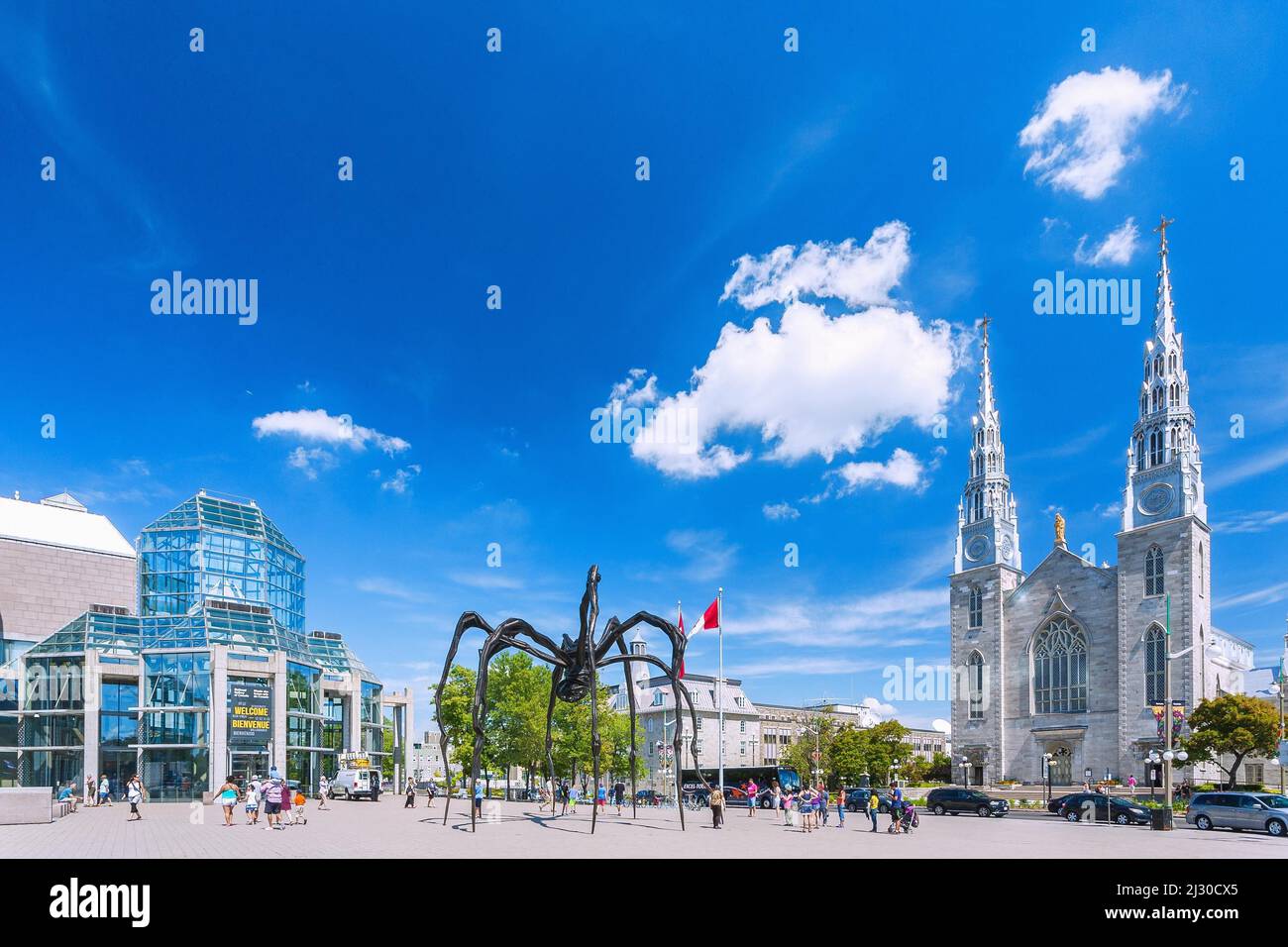 Ottawa, National Gallery of Canada, Maman spider sculpture by Sophie ...