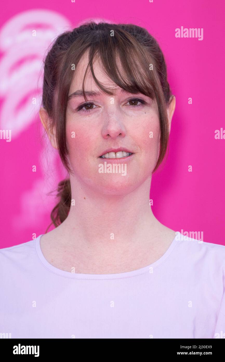 Florence Longpre attends the pink carpet during the 5th Canneseries ...