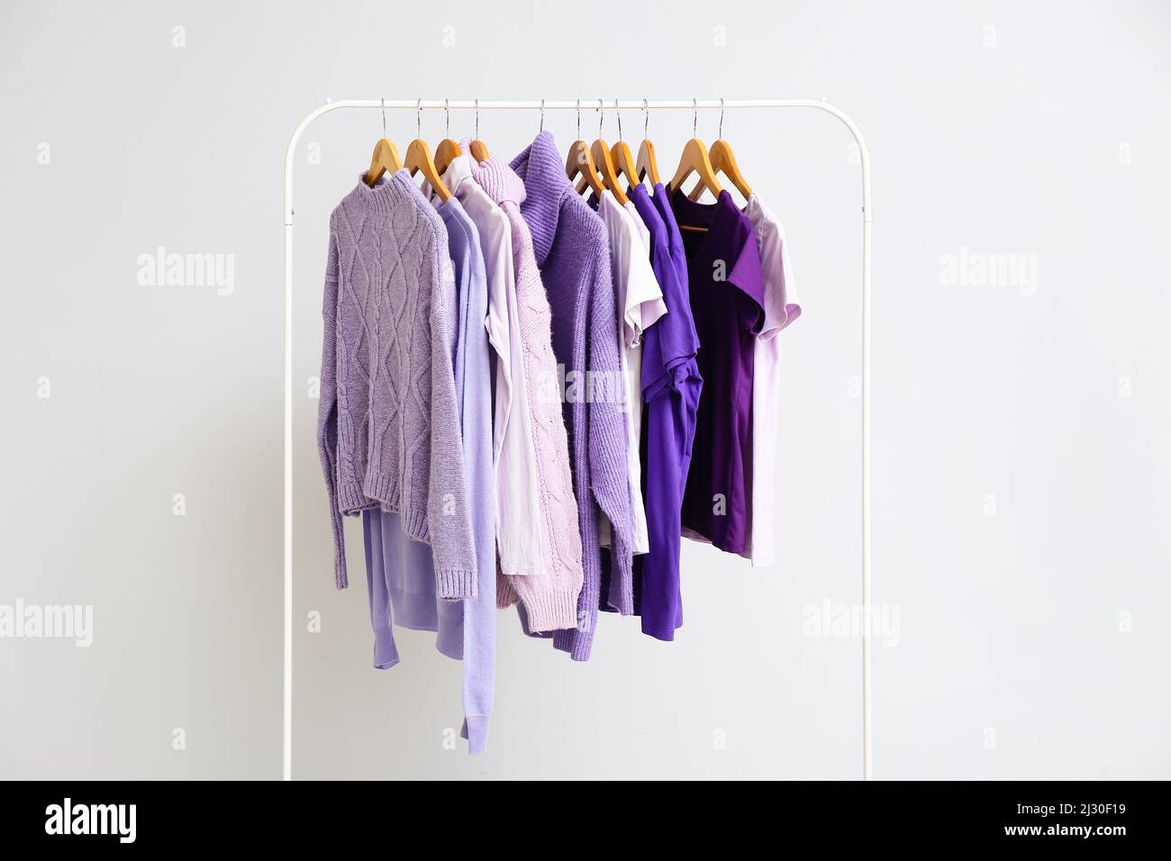 Light purple hanger hi-res stock photography and images - Alamy