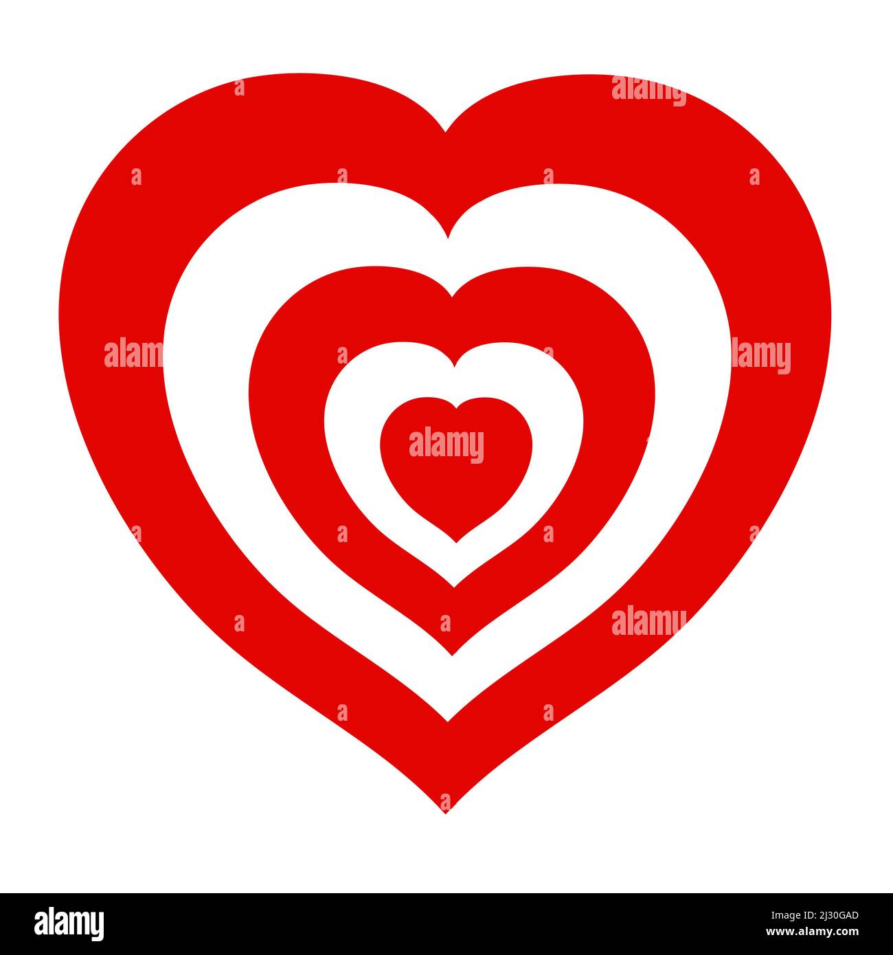 Nested hearts hi-res stock photography and images - Alamy