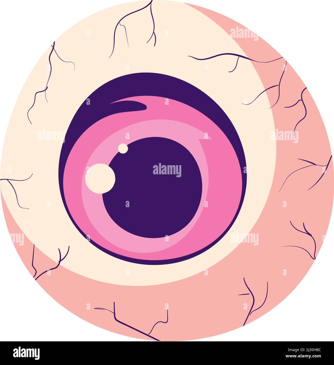 purple eye illustration Stock Vector Image & Art - Alamy