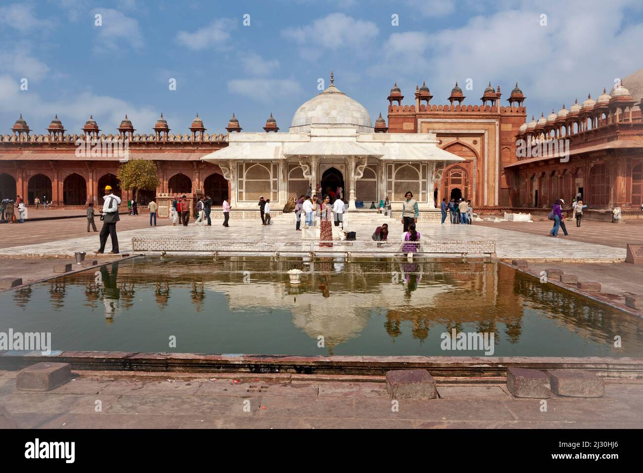 Fatehpur Sikri, Uttar Pradesh, India. Mausoleum of Sheikh Salim Chishti ...