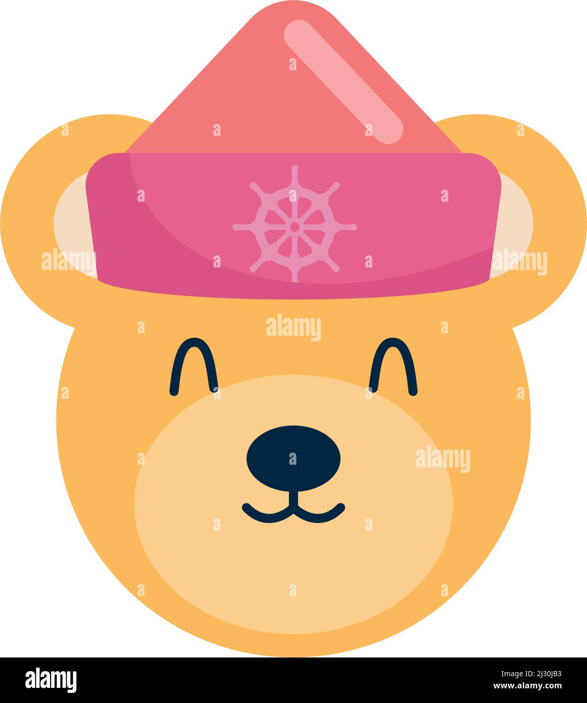 sailor bear head Stock Vector Image & Art - Alamy