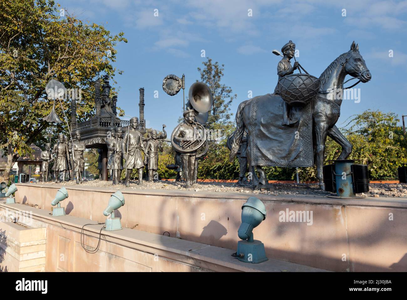 Jaipur, Rajasthan, India. Monument in Honor of the Festival of Gangaur ...