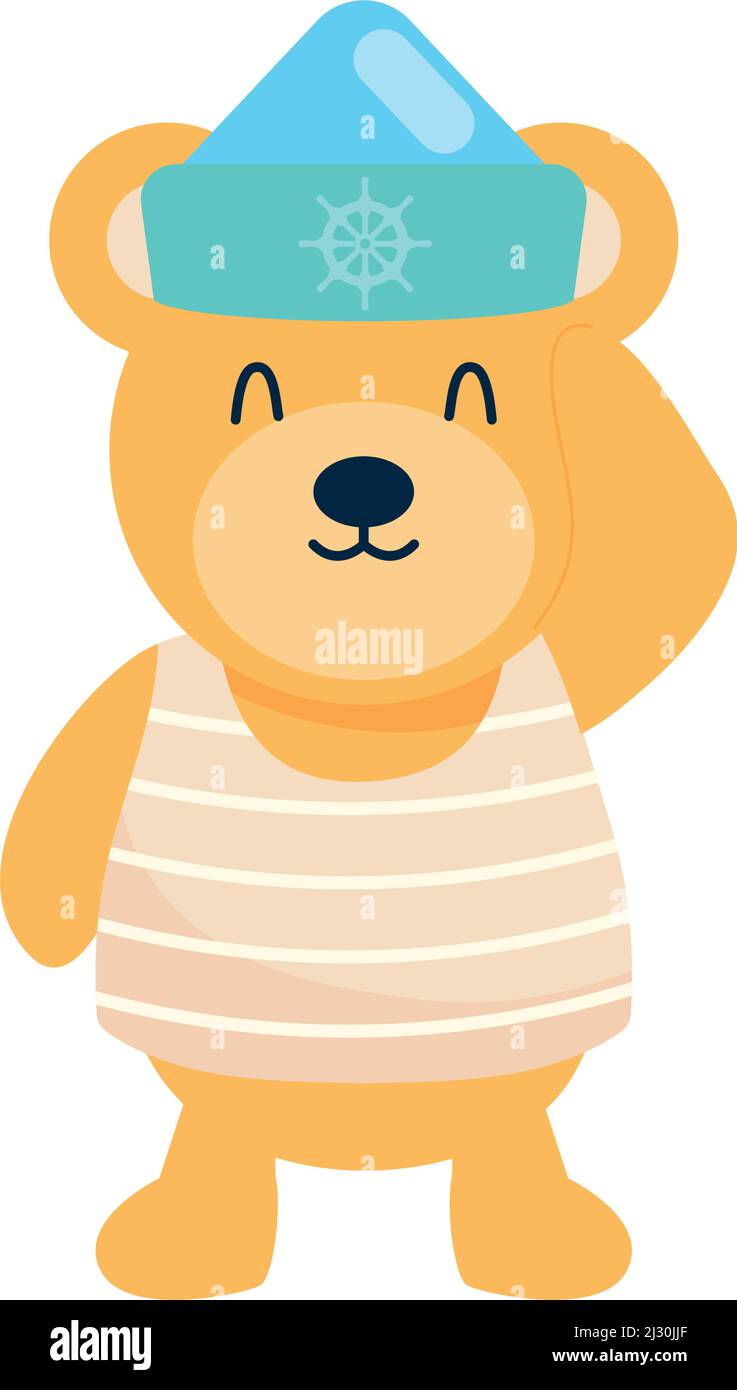 cute sailor bear Stock Vector Image & Art - Alamy