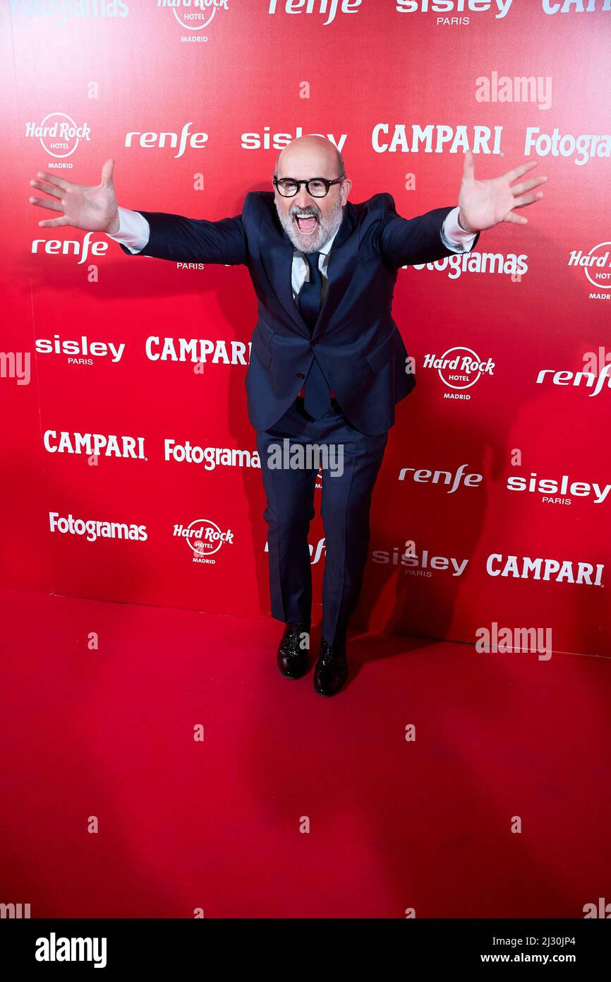 April 4, 2022, Madrid, Madrid, Spain: Spanish actor Javier Camara ...