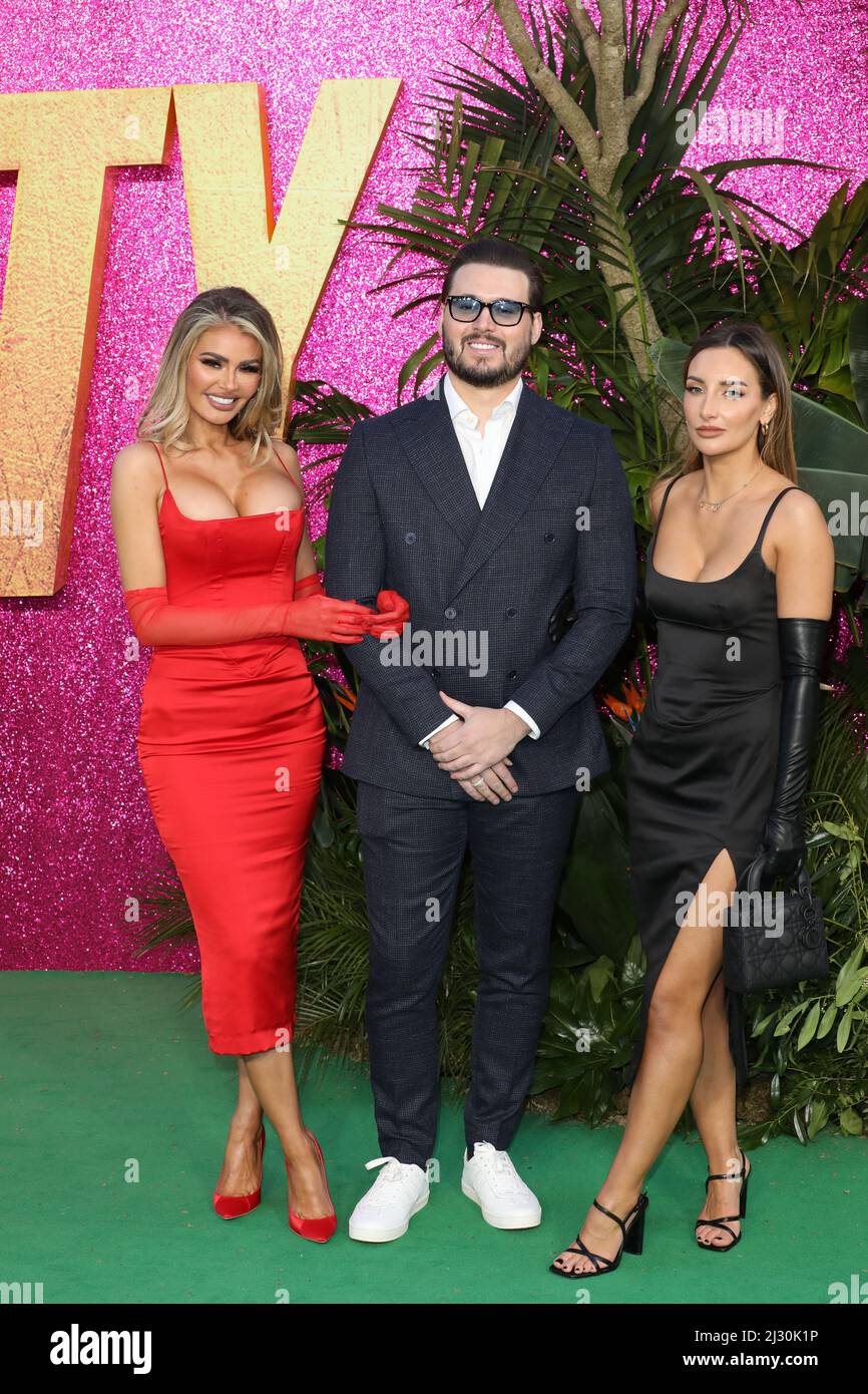 Chloe Sims, Charlie Sims and Georgia Shults attend UK Special Screening ...