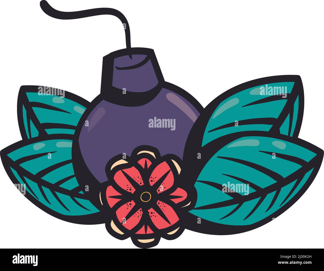 Bomb tattoo Stock Vector Images - Alamy