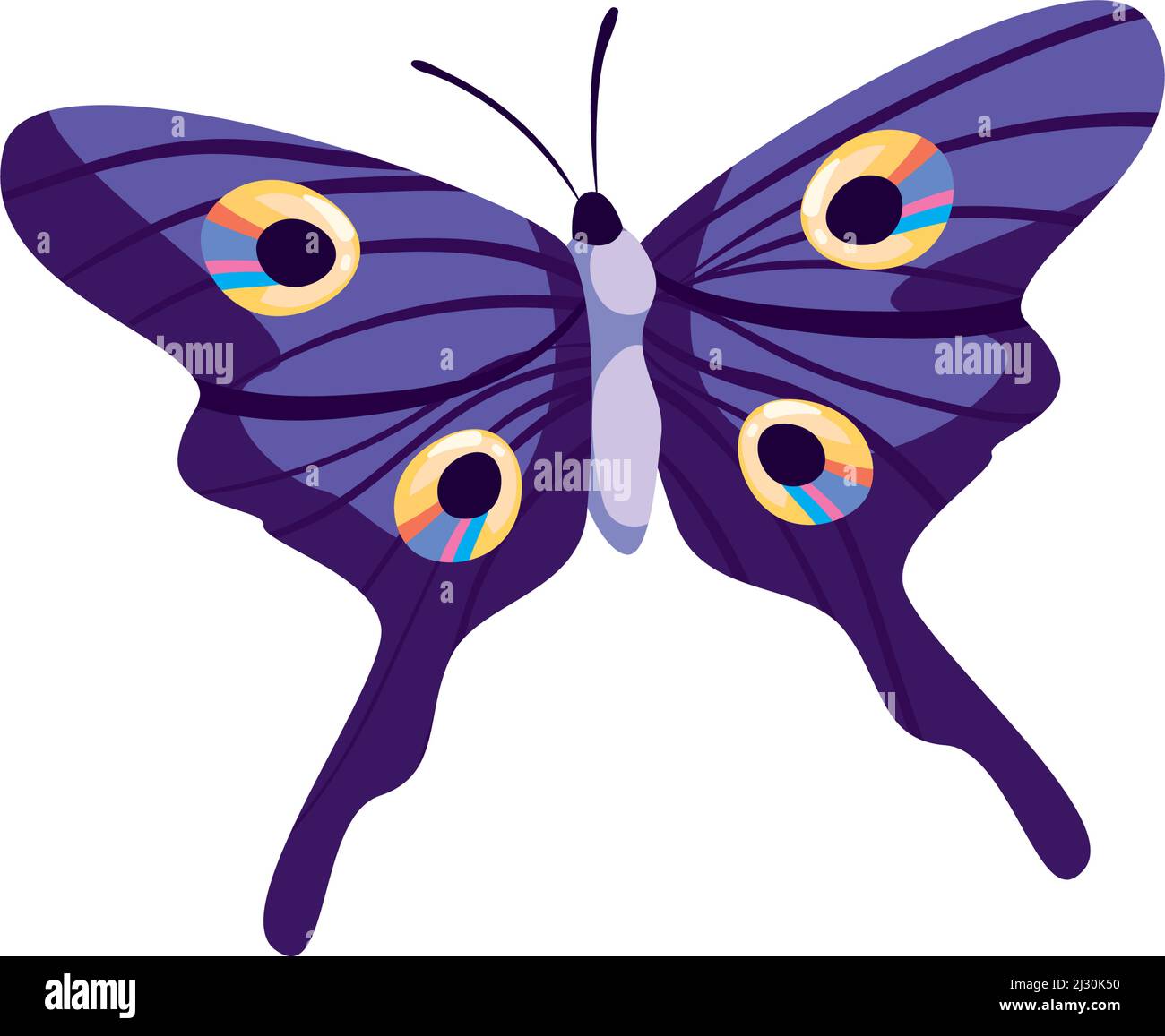 purple butterfly design Stock Vector Image & Art - Alamy