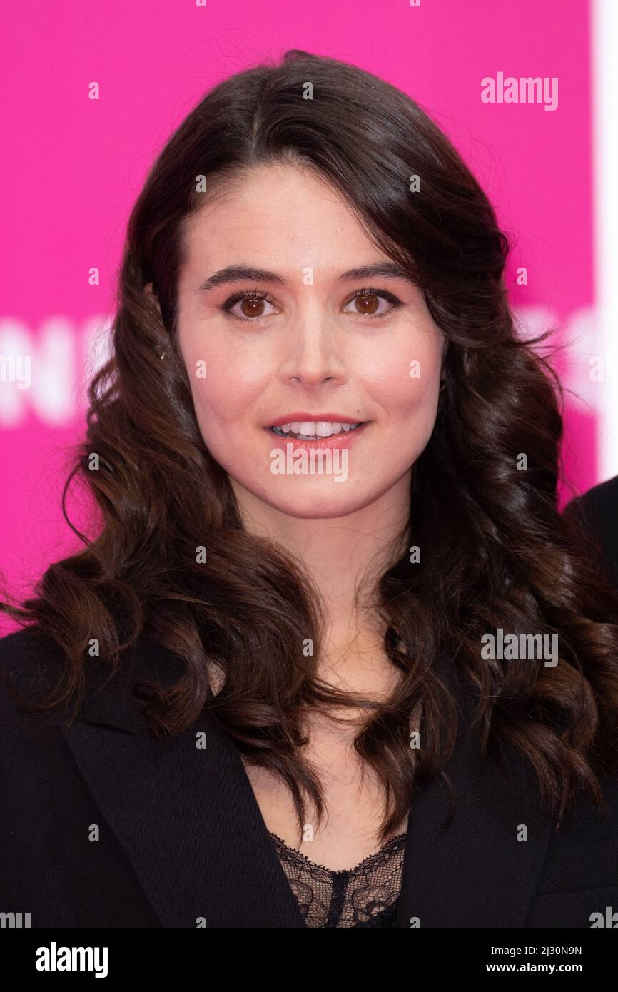 Marilou Aussilloux attends the pink carpet during the 5th Canneseries ...