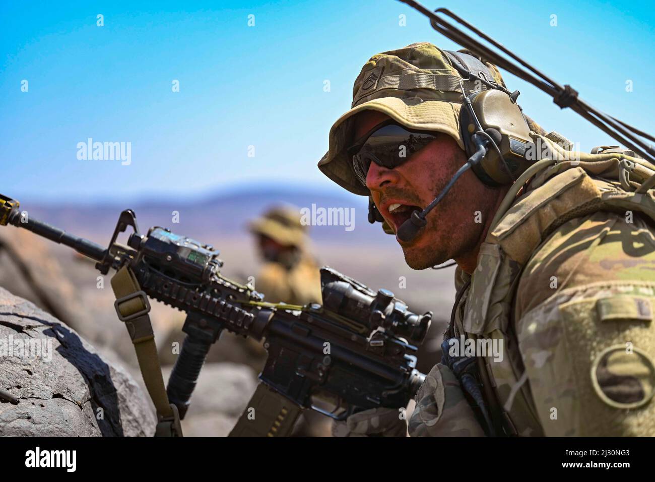 Grand Bara, Djibouti. 15th Mar, 2022. U.S. Army Staff Sgt. Chris ...