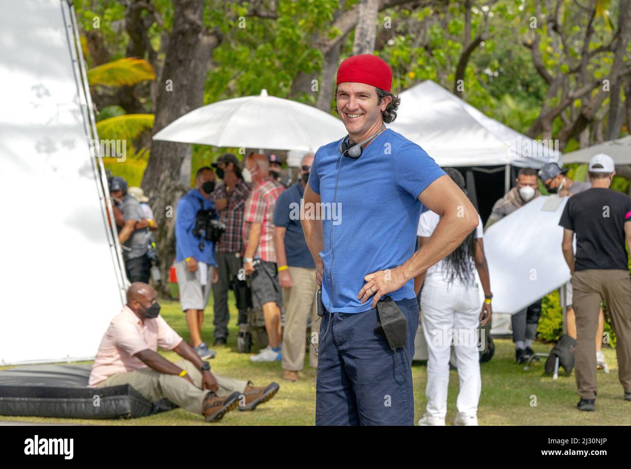 SONIC THE HEDGEHOG 2, director Jeff Fowler, on set, 2022. ph: Quantrell ...
