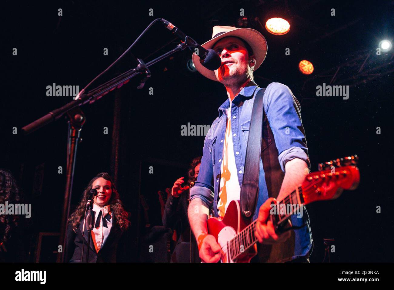 April 4, 2022: Jon Fratelli, Barry Fratelli, and Mince Fratelli, of the ...