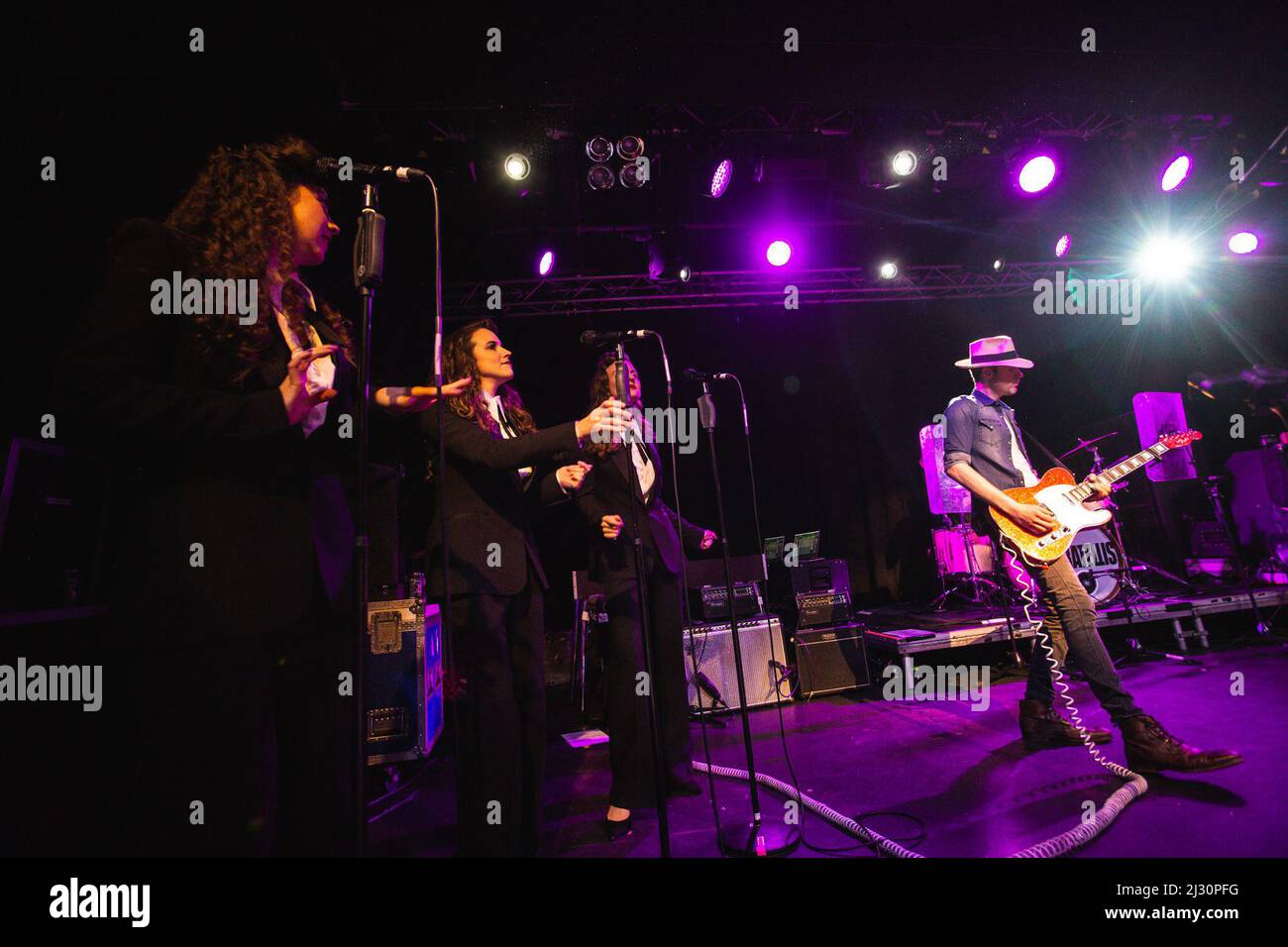 April 4, 2022: Jon Fratelli, Barry Fratelli, and Mince Fratelli, of the ...