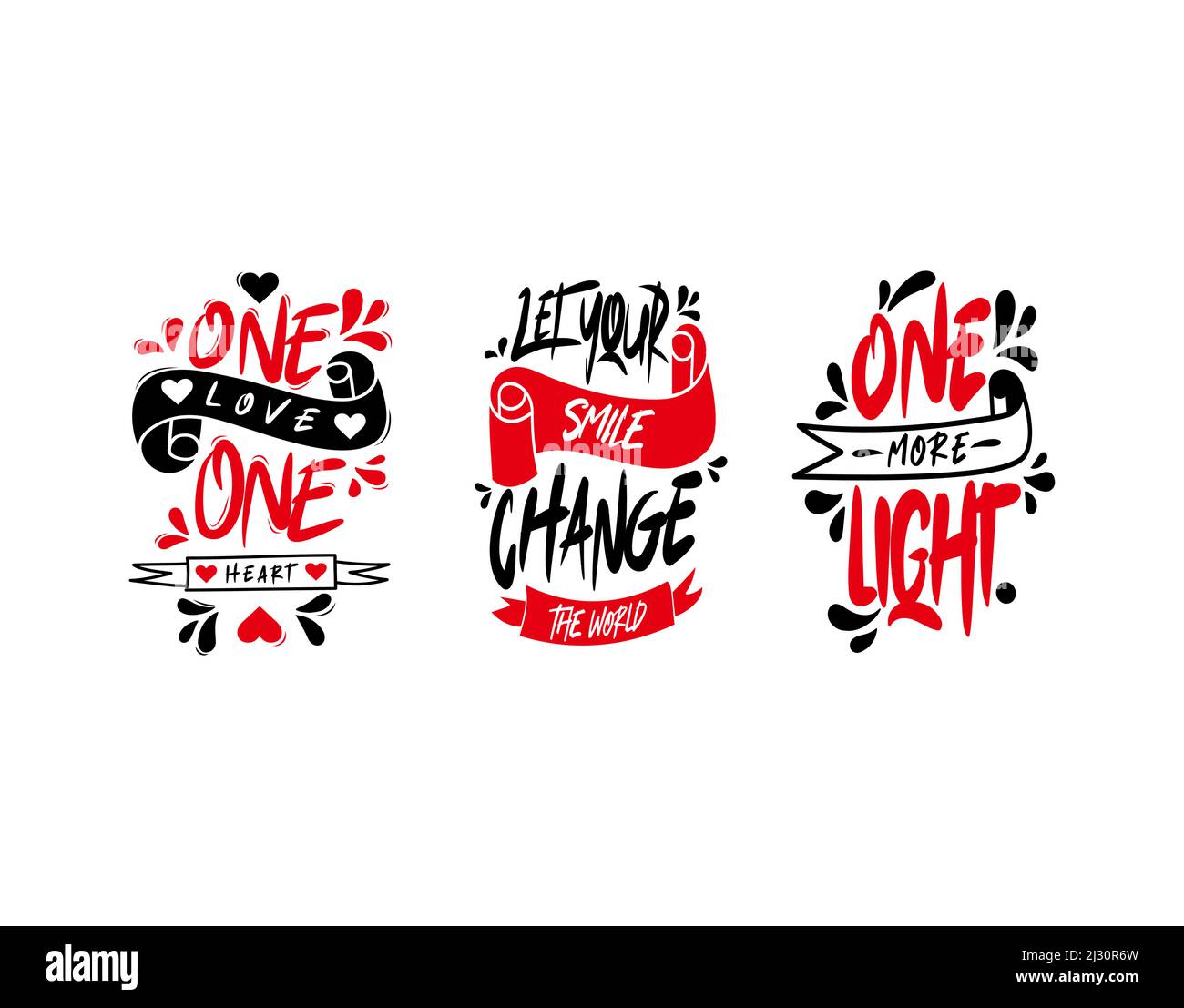 Set lettering text on white background in vector illustration Stock ...