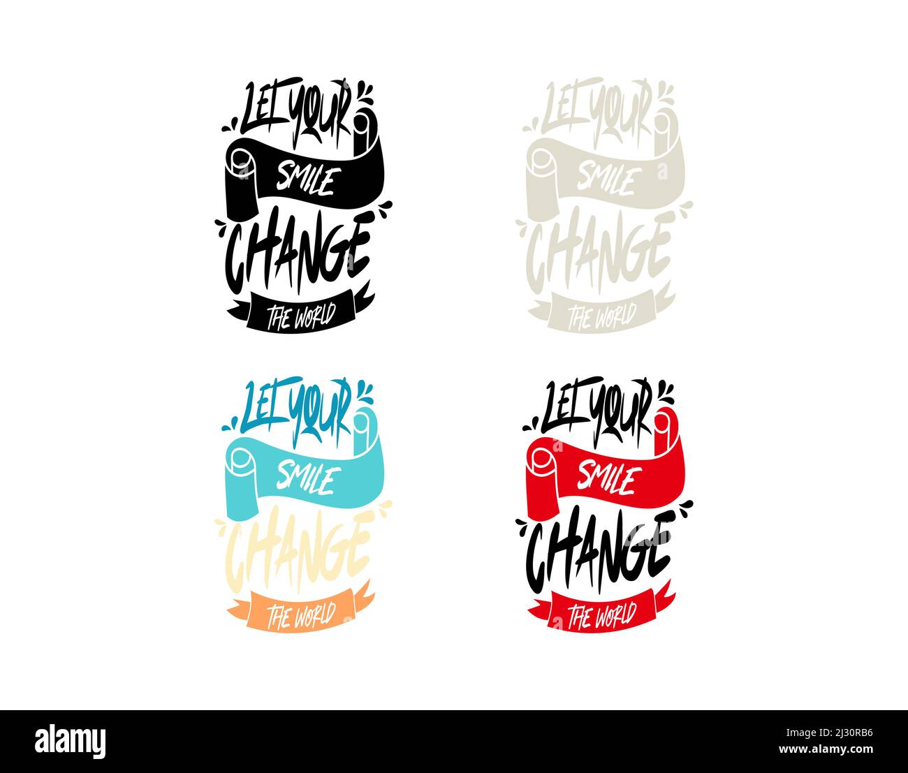 Set lettering text on white background in vector illustration Stock ...