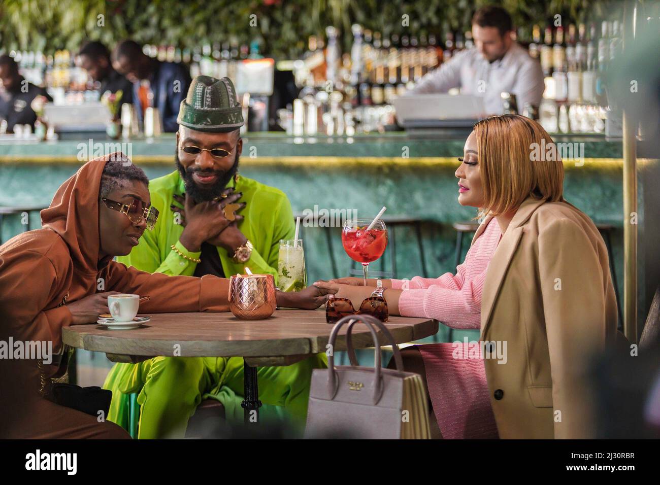 YOUNG, FAMOUS & AFRICAN, from left: Annie Macauley, Swanky Jerry (aka ...
