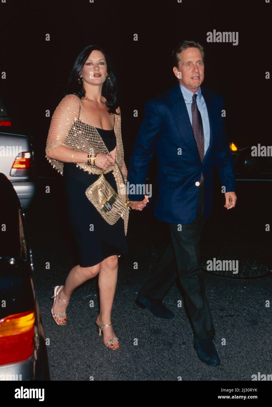 Catherine Zeta-Jones and Michael Douglas attend Christopher Reeve's ...