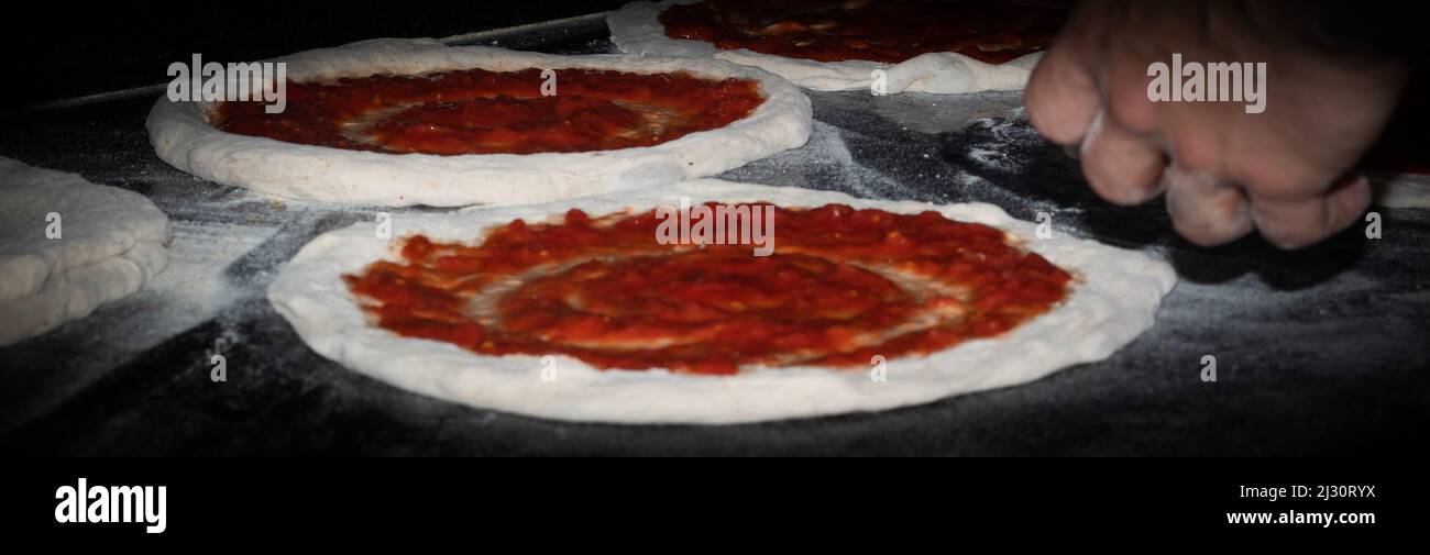 Traditional Oven Baked Pizza, Italy Stock Photo - Alamy
