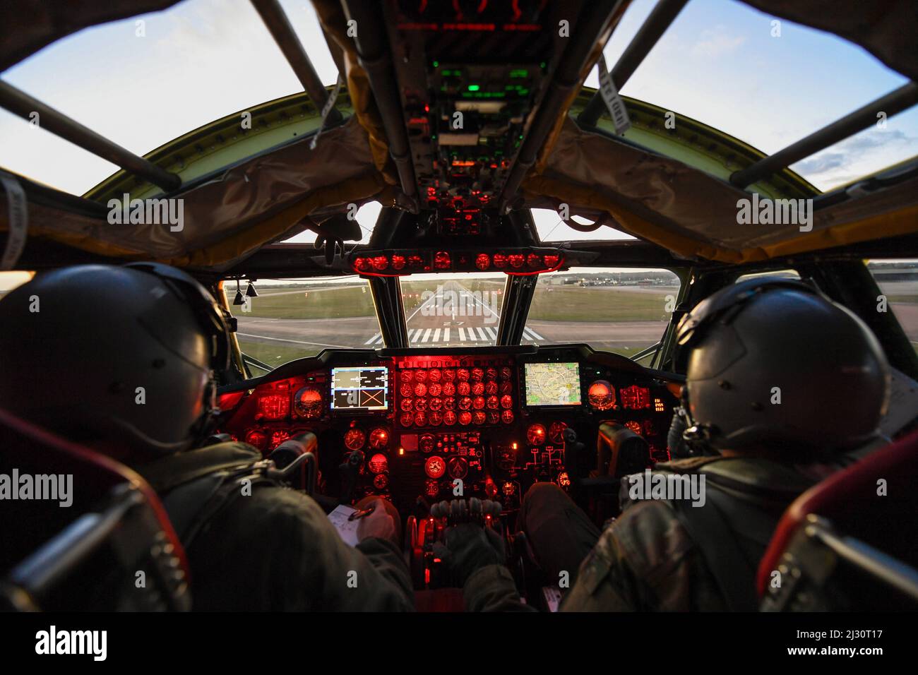 February 24, 2022 - United Kingdom - U.S. Air Force Capt. Jason Howze ...